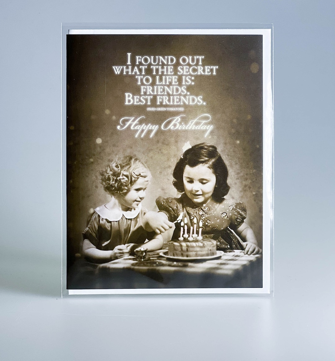 Friends Best Friends Greeting Cards for All Occasions Blu - Etsy