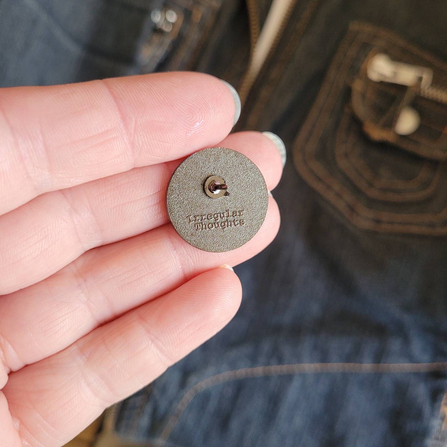 Hydrogen Atom Enamel Pin Badge Panic Pins Anxiety Free | Etsy