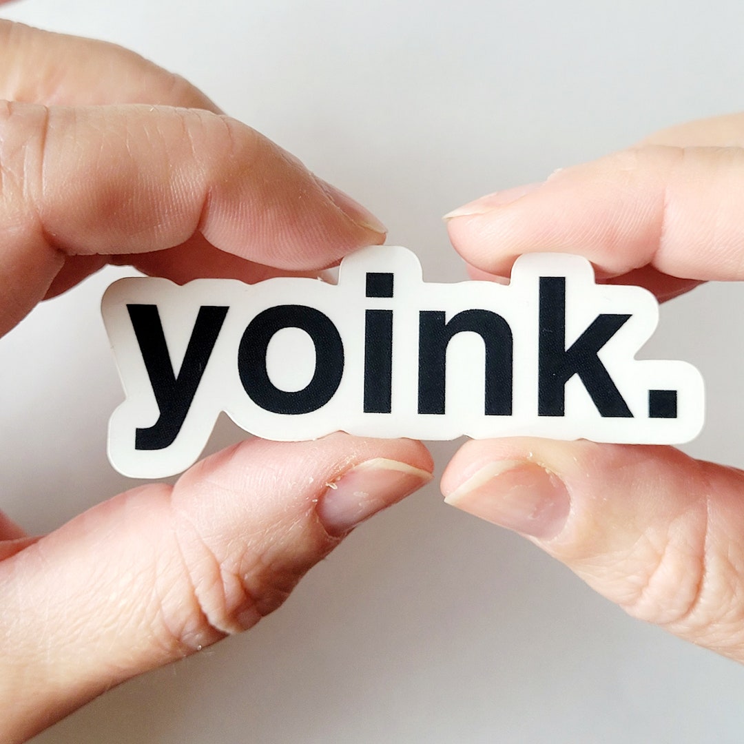 Yoink | Transparent Gamer Sticker | Laptop Decal | Programmer Humour - Etsy