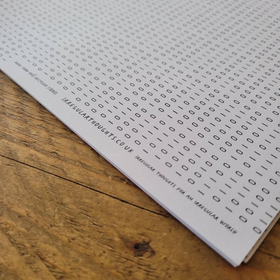 Binary Code Wrapping Paper Nerdy Gift Science Gift Wrap - Etsy