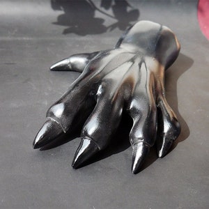 Black Hand Sculpture, Large Dragon, Full Hand Monster, Gift, Black ...