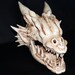 ORIGINAL Dragon Head Sculpture, Large Dragon Skull, Decor, Full Head ...