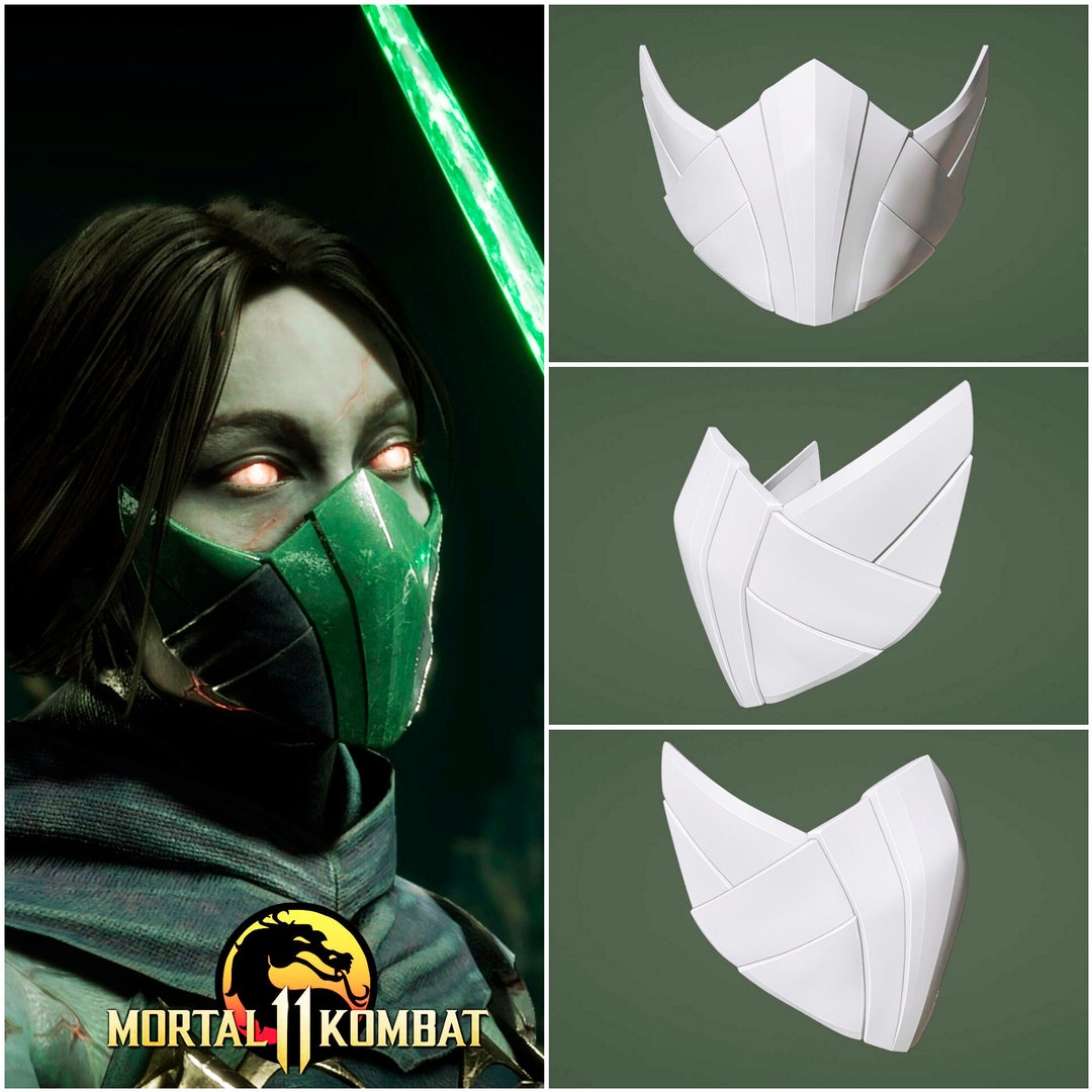 Jade Mask. Halloween Mask. Inspired by Mortal Combat Mask. Weathered ...