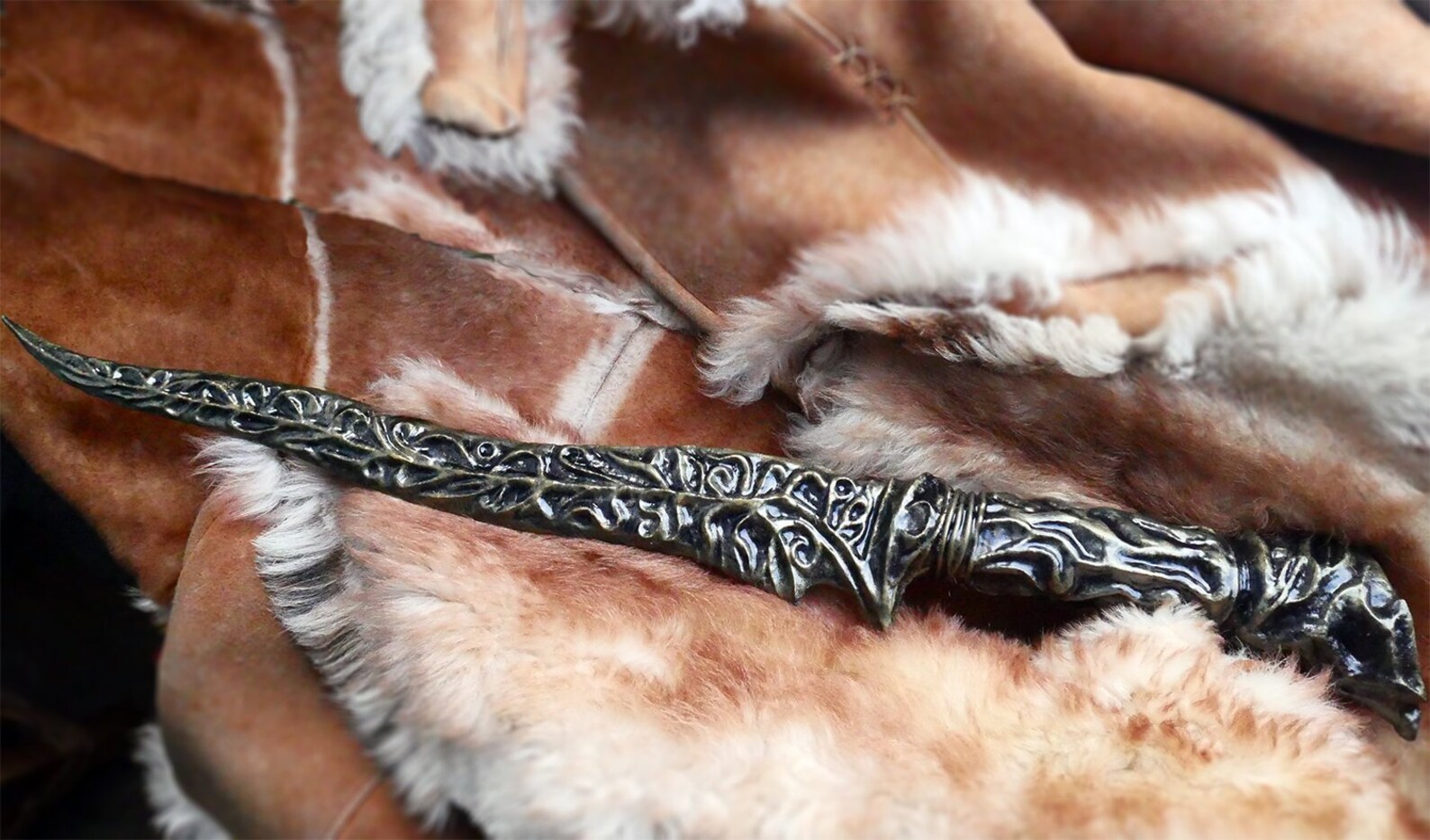 The Elder Scrolls Skyrim Nettlebane Dagger. Skyrim Weathered | Etsy