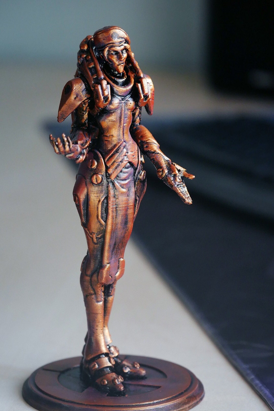 Bronze (silver) Moira, Sculpture, Collections Model With a Stand. 3d ...
