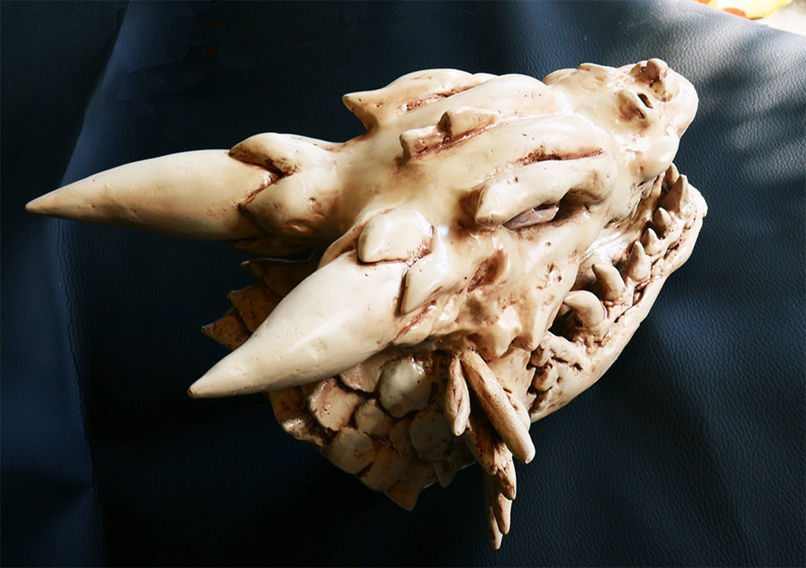 ORIGINAL Dragon Head Sculpture Large Dragon Skull Decor | Etsy