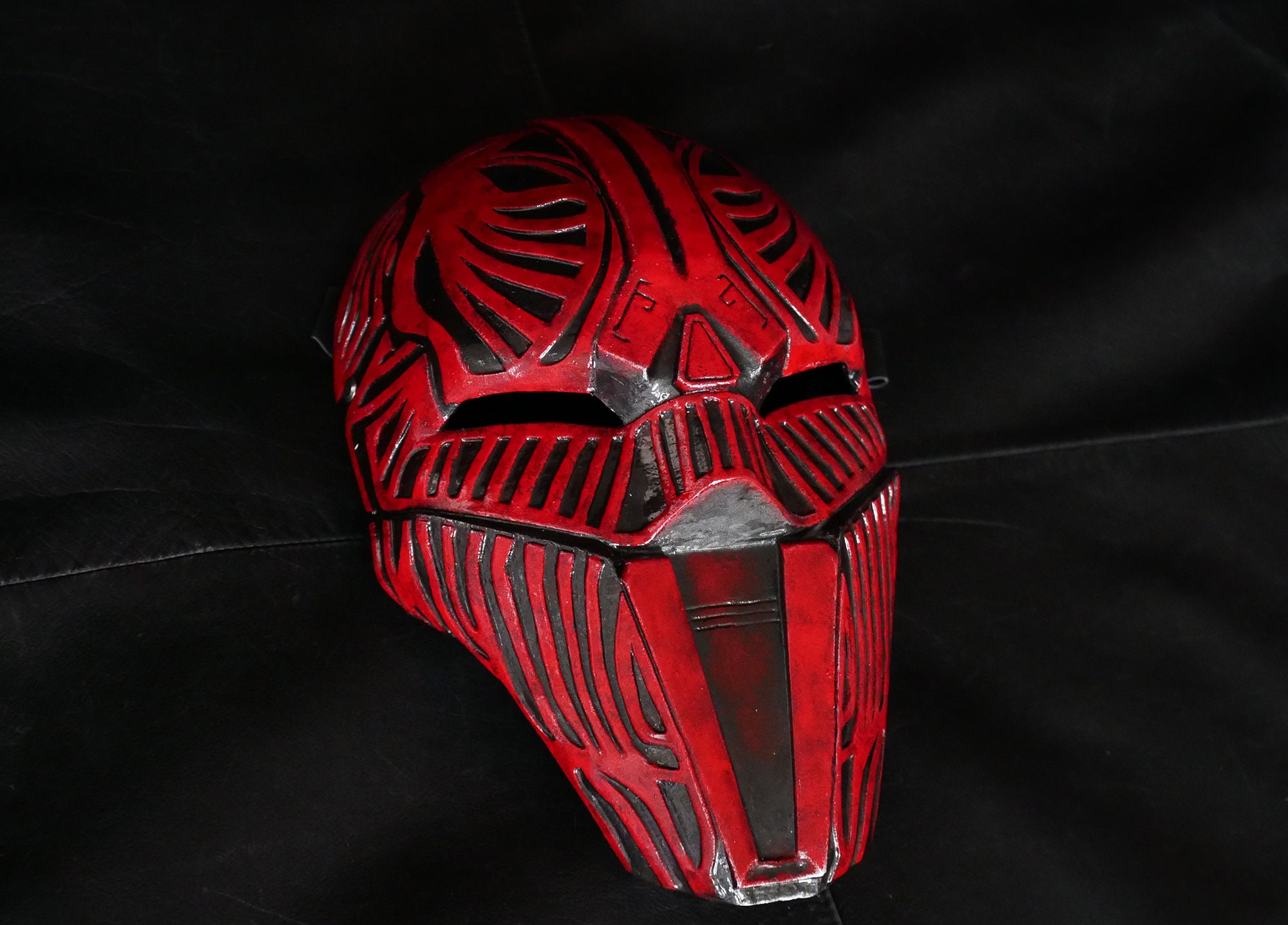 Sith Acolyte red Mask Helmet from The Old Republic sith mask. | Etsy