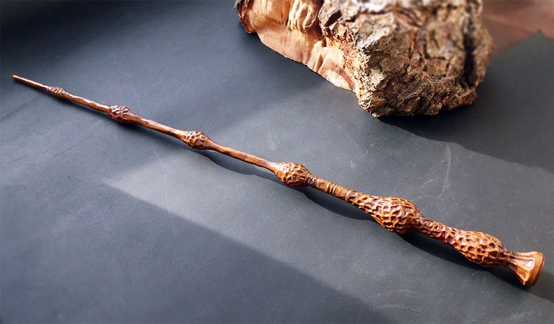 Inspired by the Elder Magic Wand, Replica 1:1 Weathered Cosplay Prop ...