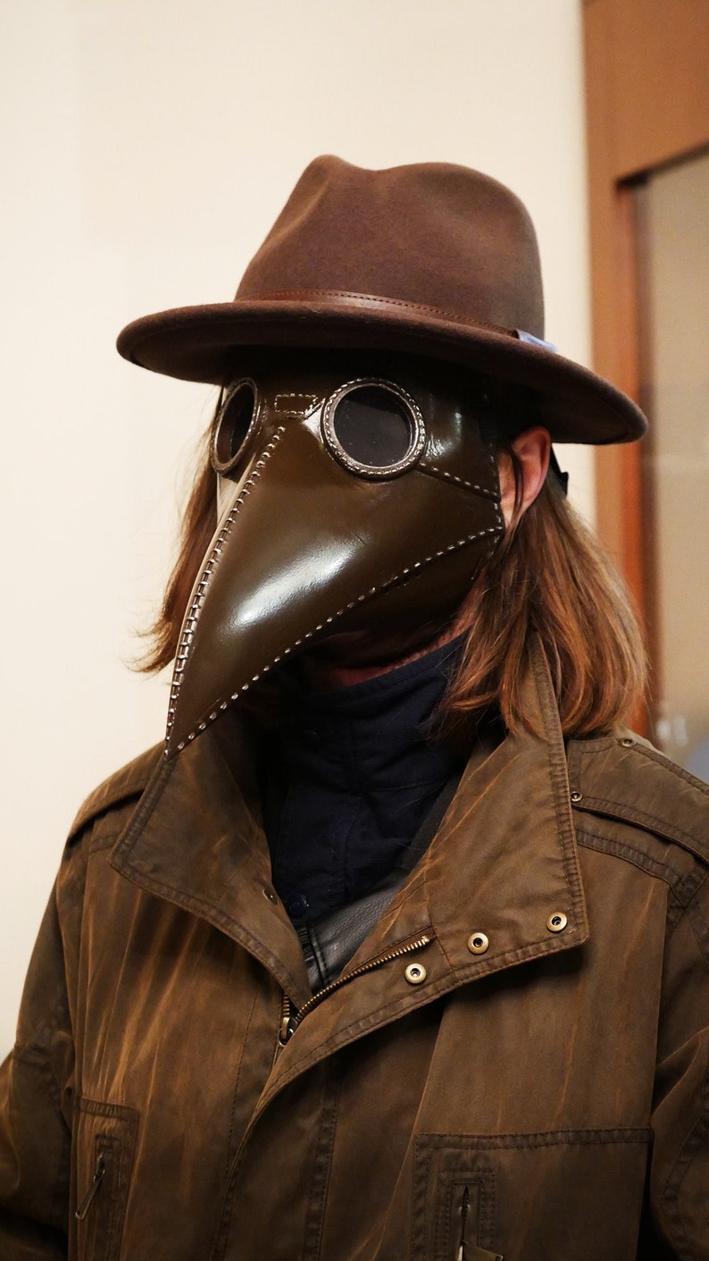 Halloween Plague Doctor Mask. Halloween Mask. Inspired by - Etsy