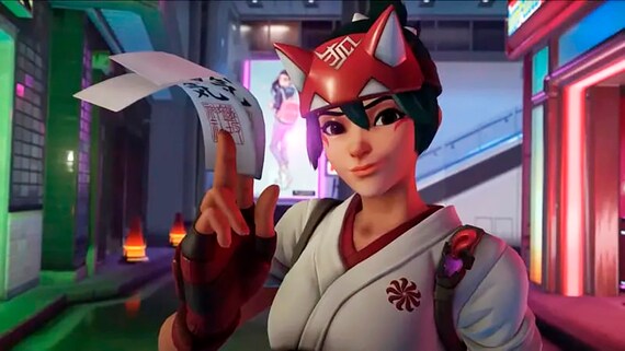 Kiriko Mask. Halloween Mask. Inspired by Overwatch Mask. - Etsy