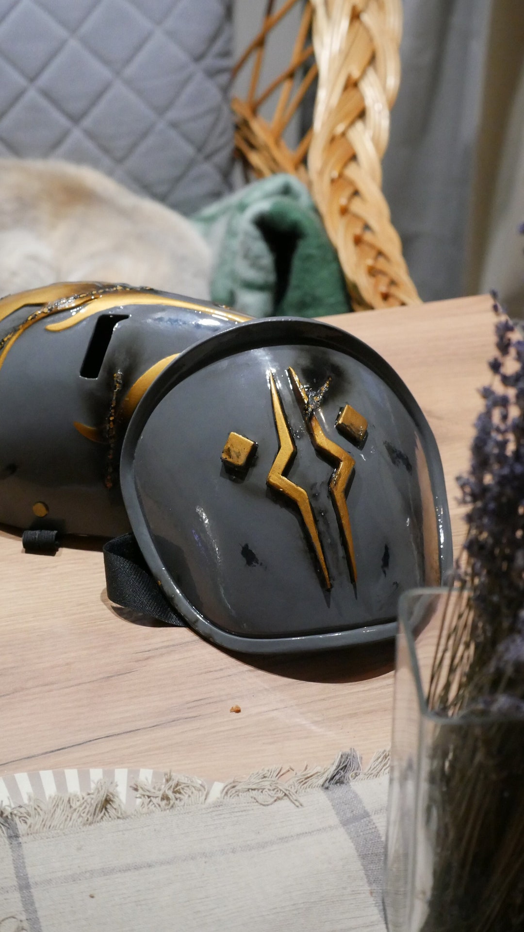 Temple Guard Shoulder Damaged. Jedi Temple Mask Armor. Jedi Armor ...