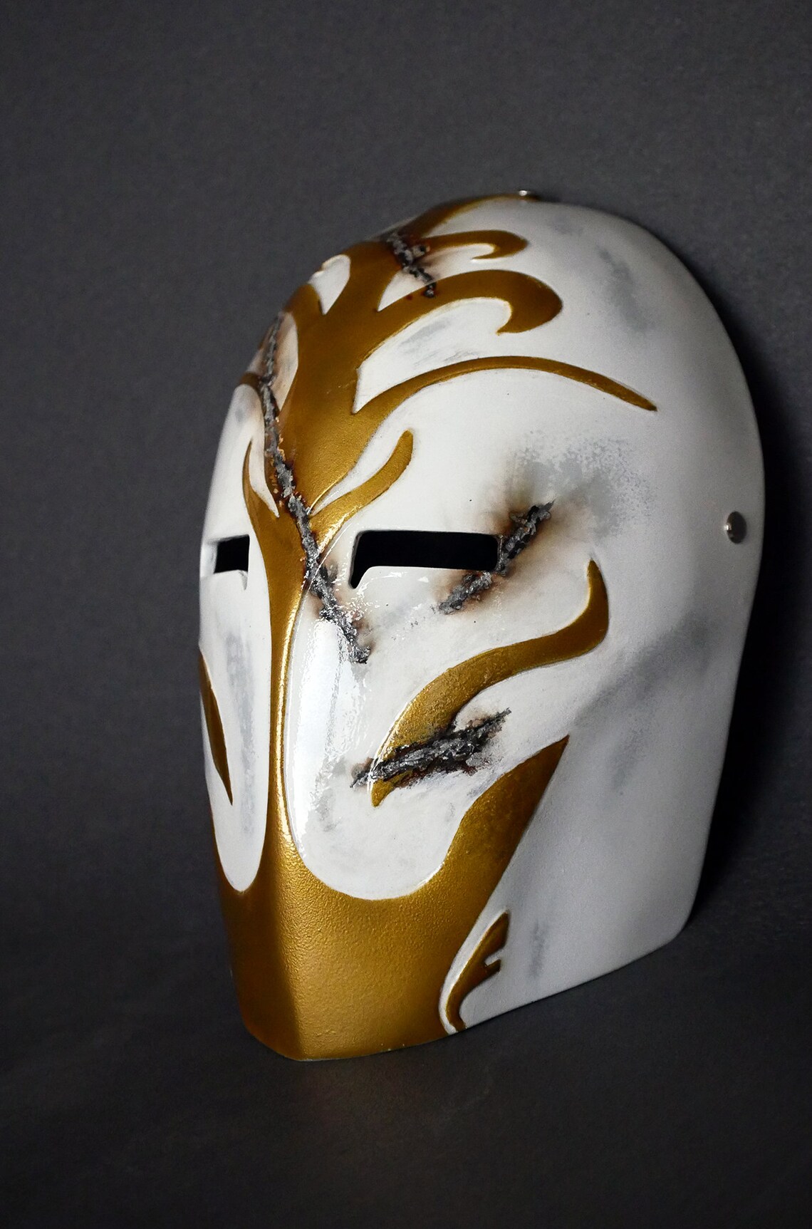 Temple Guard mask a battle damaged. Jedi Tample Helmet. Jedi | Etsy