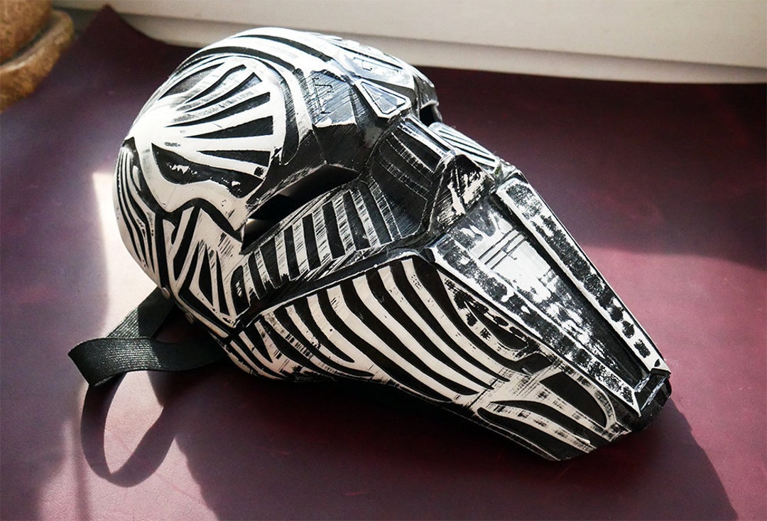 Sith Acolyte Mask Helmet From the Old Republic, Sith Mask. Weathered ...