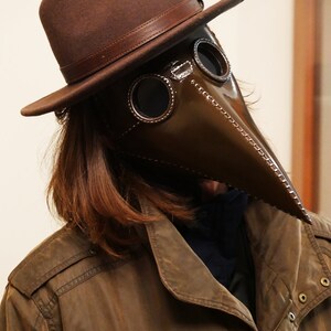 Halloween Plague Doctor Mask. Halloween Mask. Inspired by Plague Doctor ...