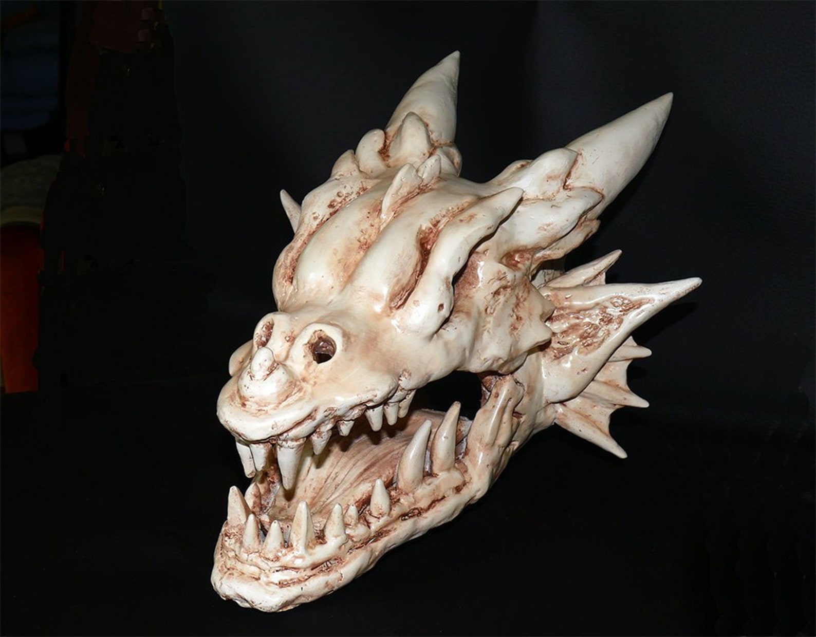 ORIGINAL Dragon Head Sculpture Large Dragon Skull Decor | Etsy