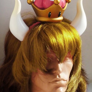 Bowsette Crown. Headband Princess Bowsette. Halloween Cosplay. Inspired ...