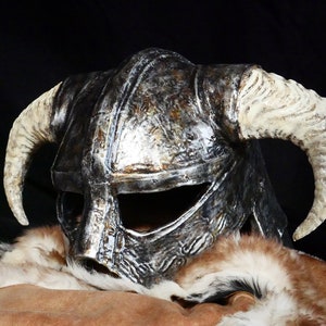 The Elder Scrolls Skyrim Helmet. Cosplay Helmet. Room Decor. Skyrim ...