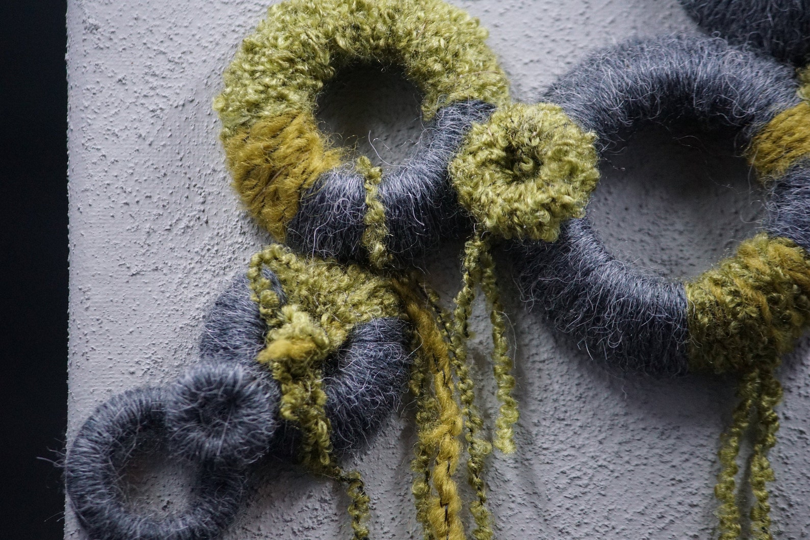 MOSSY RIVER ROCKS 3 Original 3D Textile Art Fiber Art Display - Etsy