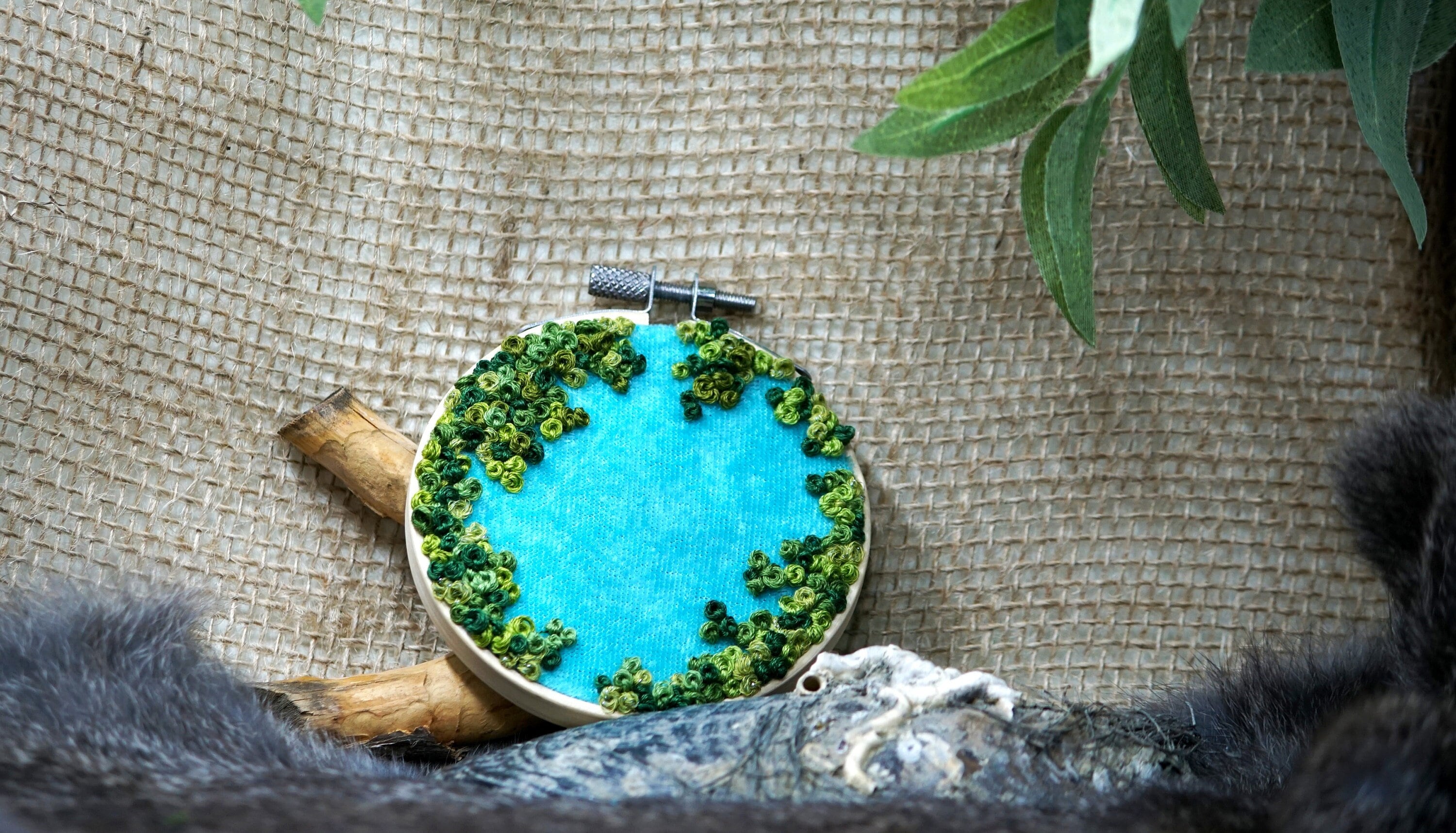 CARIBBEAN ISLAND LAGOON Aerial Landscape Embroidery Aerial - Etsy