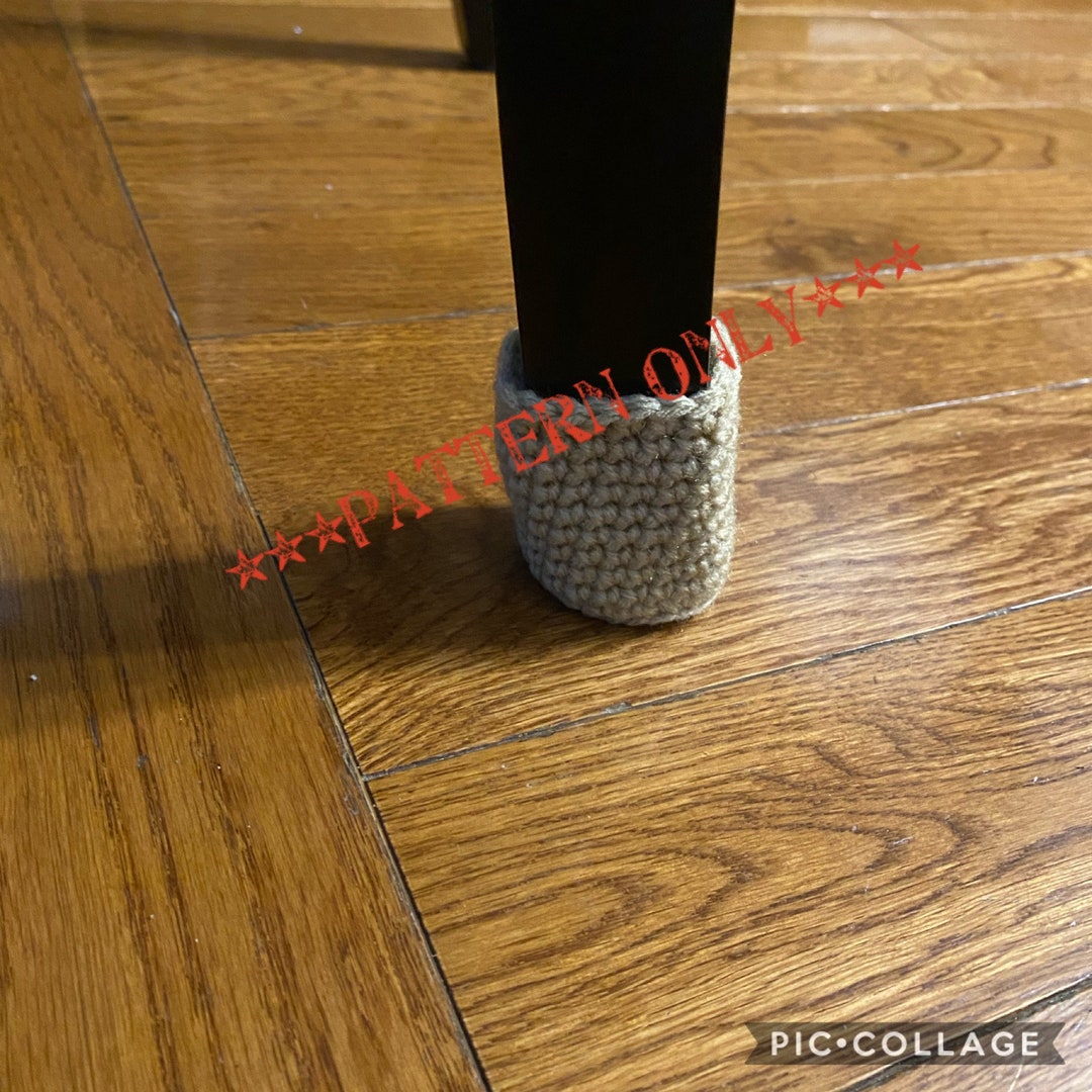 Crochet Round Chair Leg Covers Pattern - Etsy