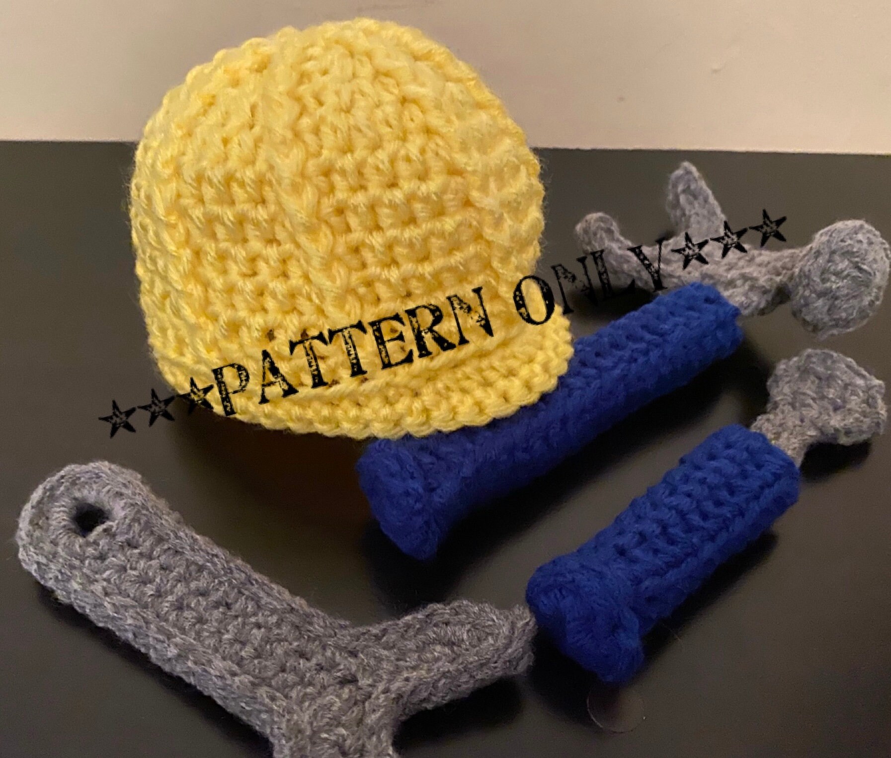 Hard Hat Photo Prop Pattern - Etsy