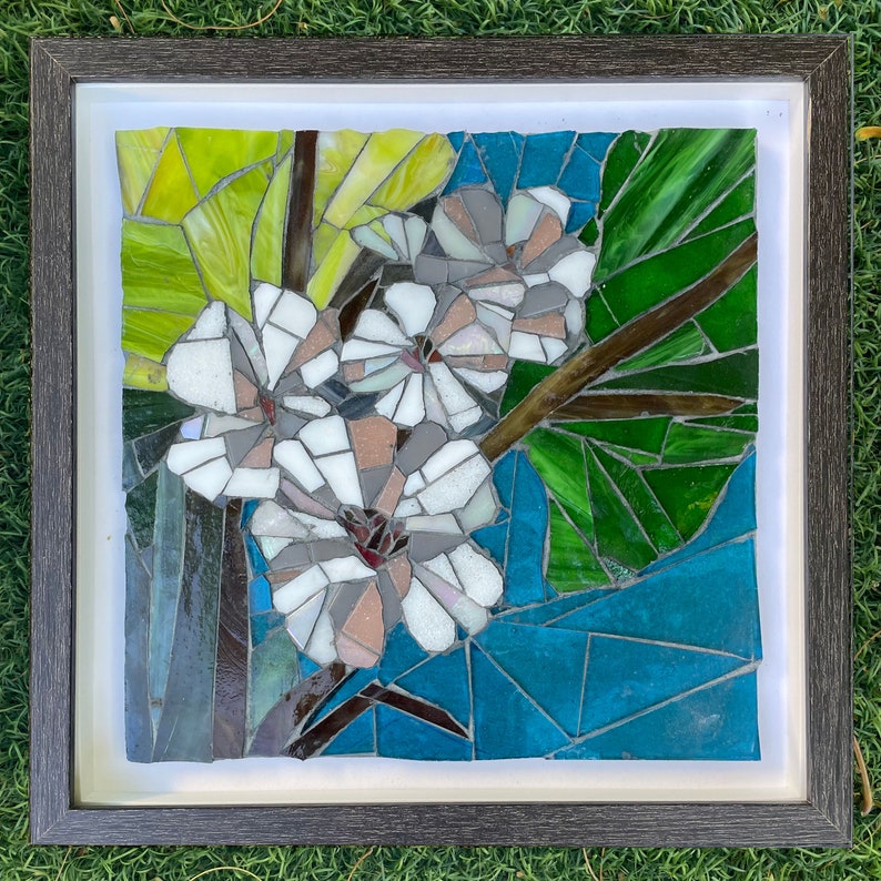 Pretty White Gardenia Mosaic - Etsy