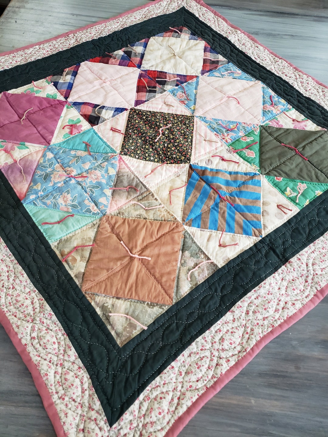 Quilt_all Handmade_hand-quilted_hand-stitched 30-127 - Etsy