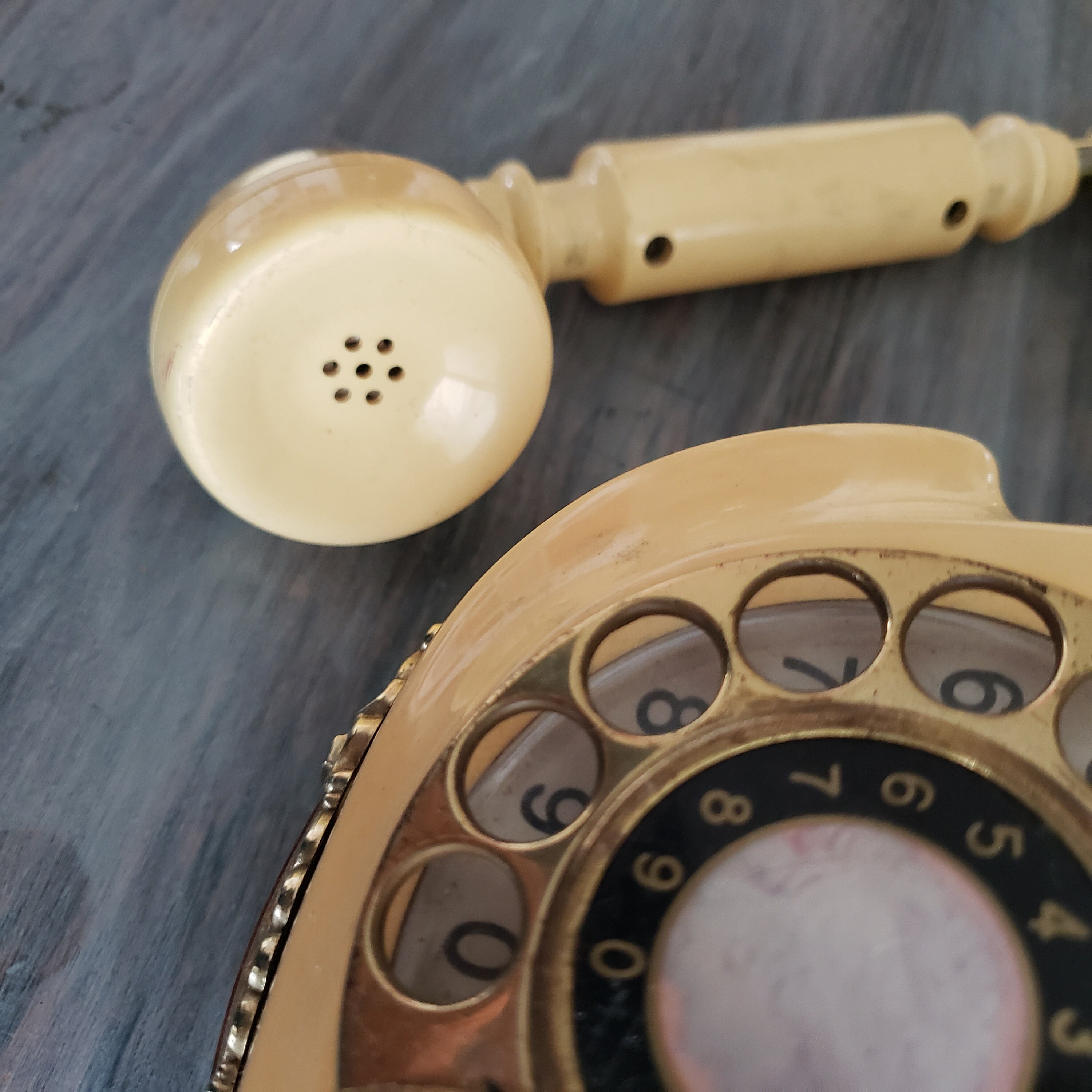 Vintage Rotary Telephone_1980's_spin Dial_french Stype (90-9) - Etsy
