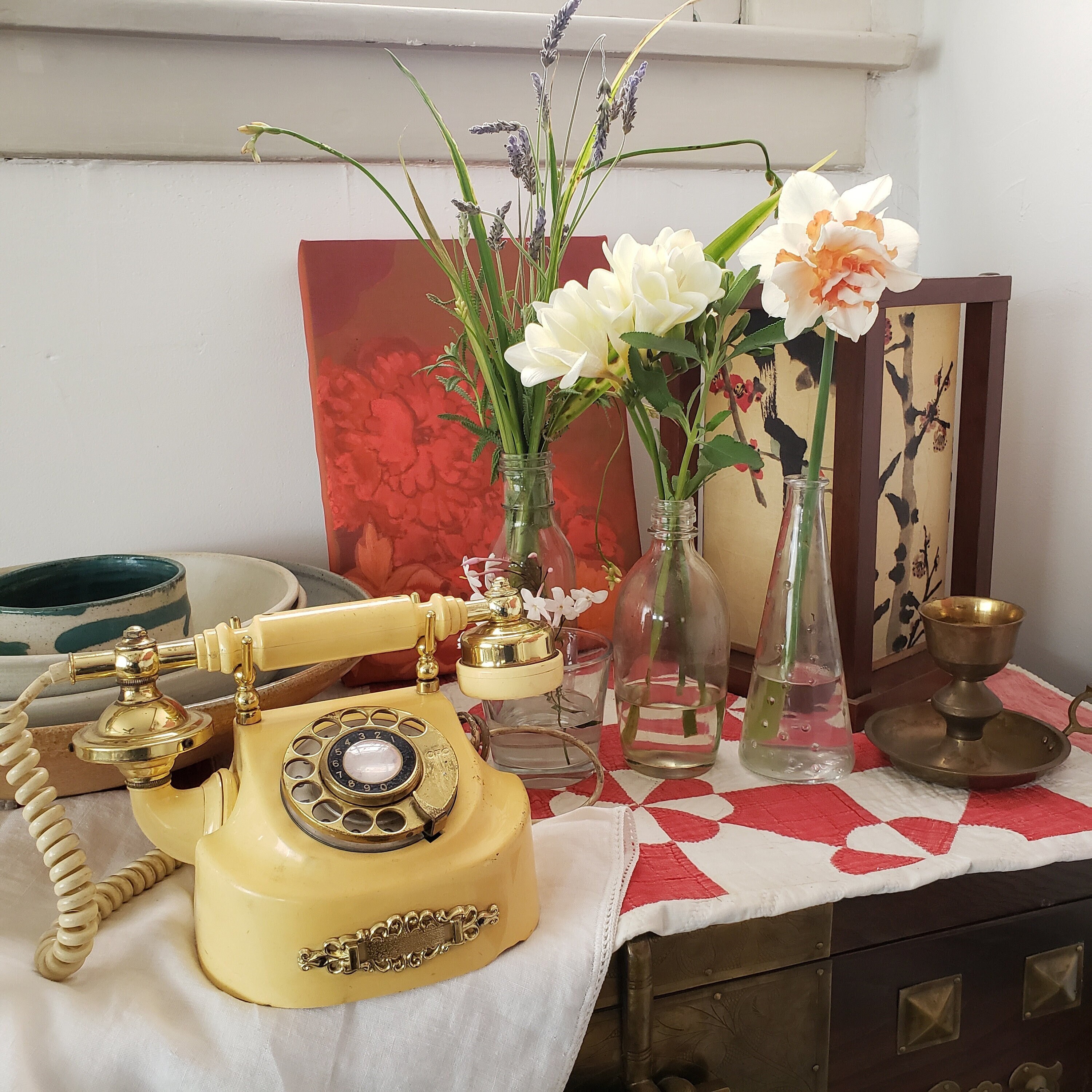 Vintage Rotary Telephone_1980's_spin Dial_french Stype (90-9) - Etsy