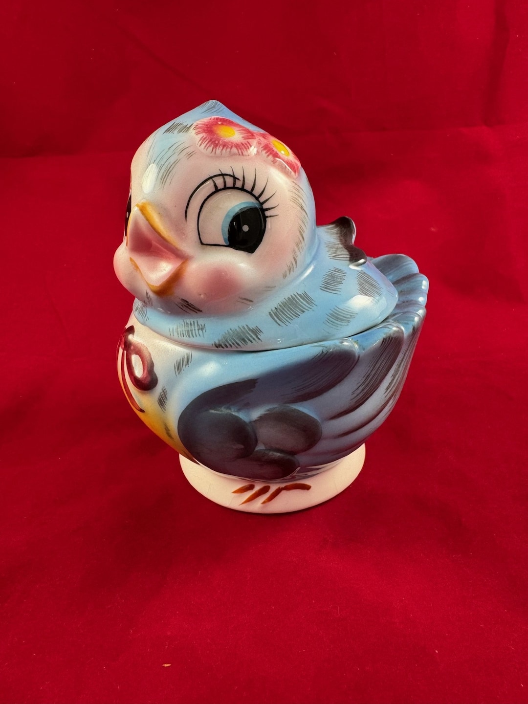 ESD, Lefton Bluebird Jam Jar - Etsy