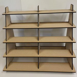 5 Tier Display Stand. 60cm X 50cm. Craft Shelving. Painting, Counter ...
