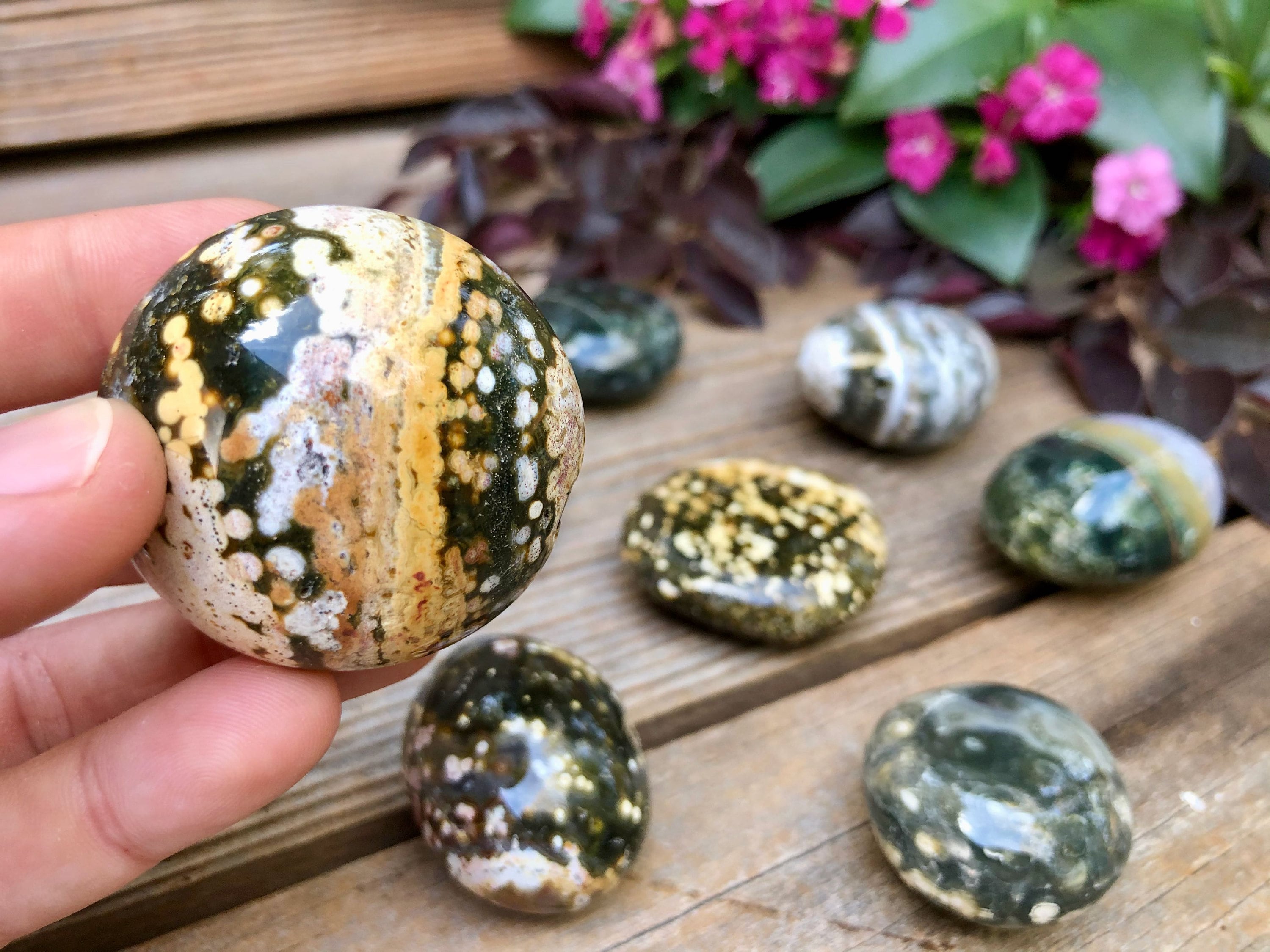 Ocean Jasper Polished Stone | Etsy