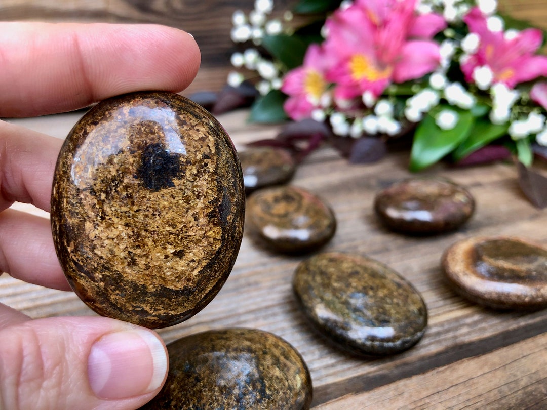 Bronzite Polished Stone - Etsy