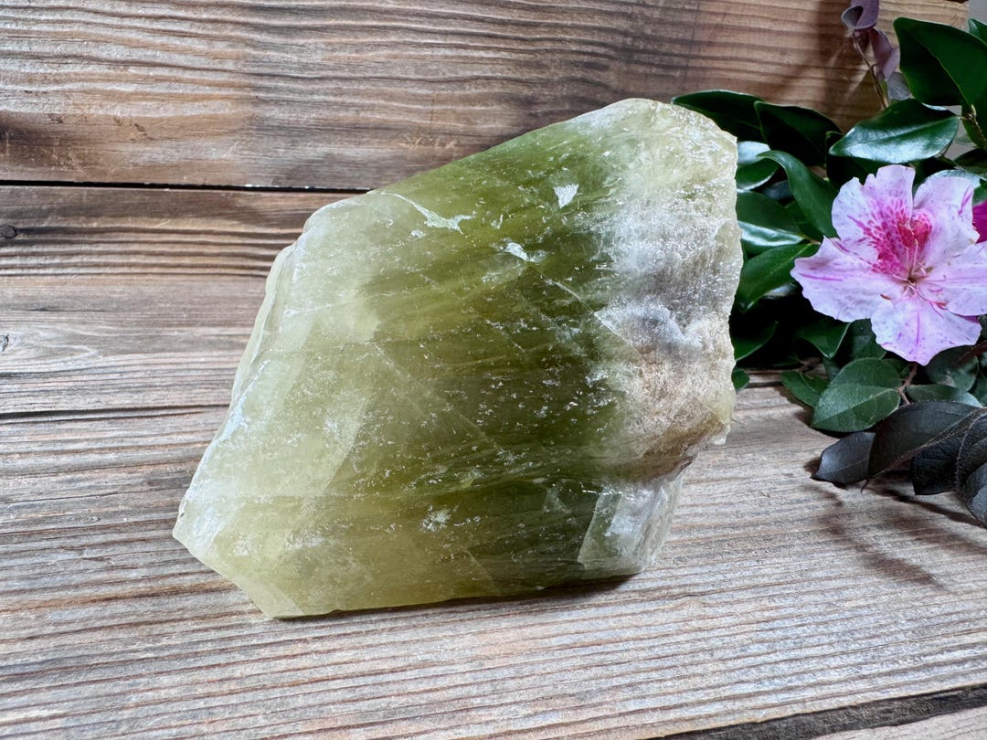 Green Calcite Crystal - Etsy