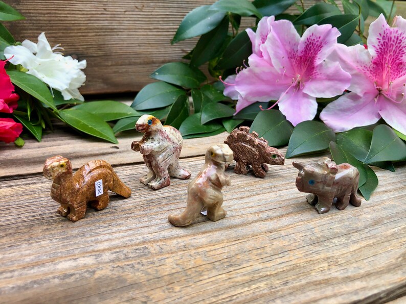 Soapstone Animals Hand Carved Miniature Stone Animal Figures - Etsy