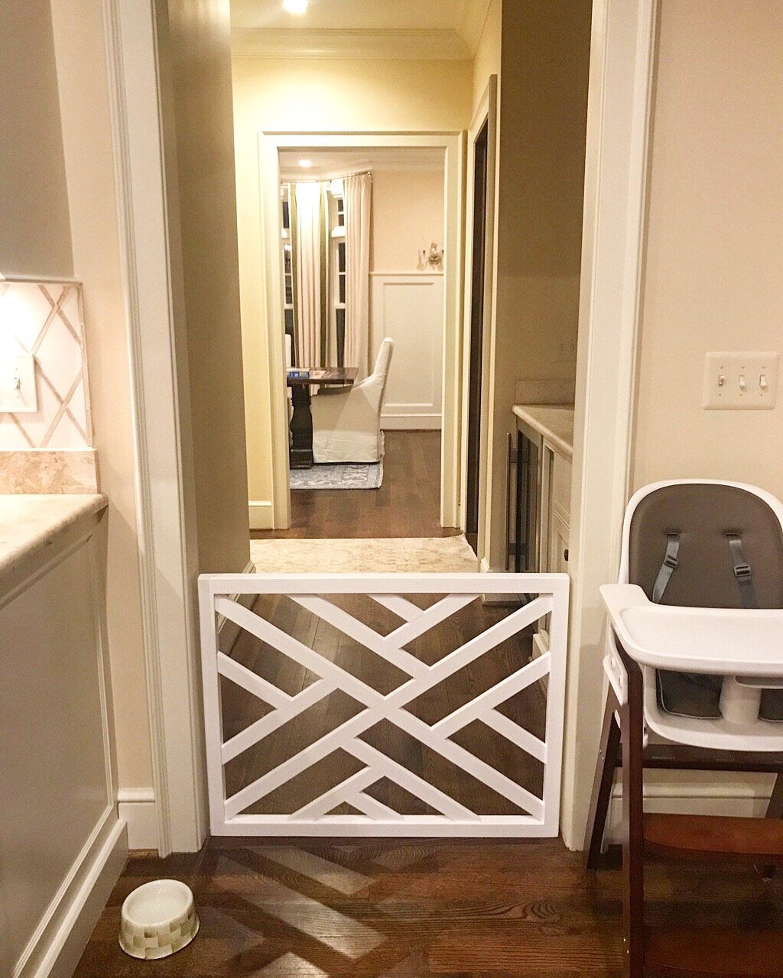 Baby Gate for Stairs | Wooden Gate | Dog Gate | Safety Gate | Pet Gate ...