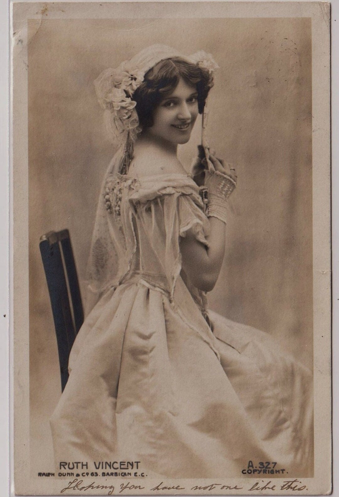 Miss RUTH VINCENT, British Opera Singer, Wonderful Fashion, Ralph Dunn ...