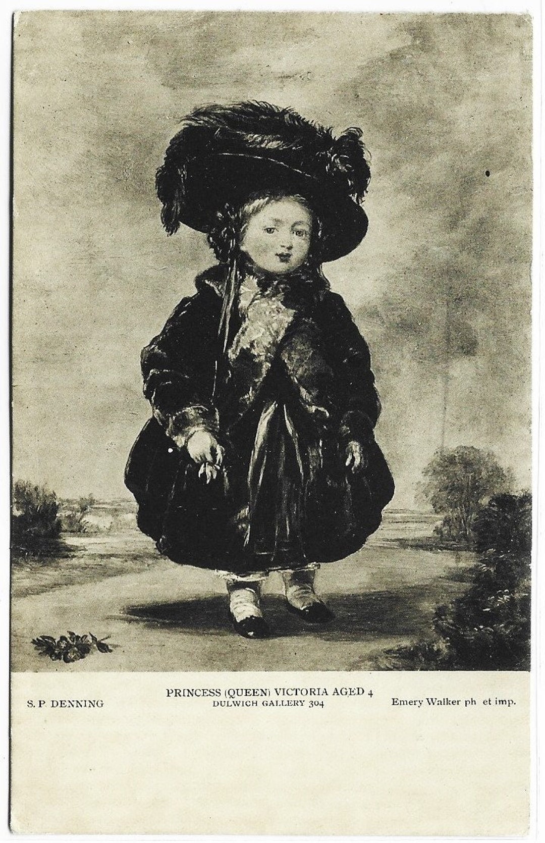 PRINCESS VICTORIA, queen Aged 4 Years Old, S P Denning, Vintage Artist ...