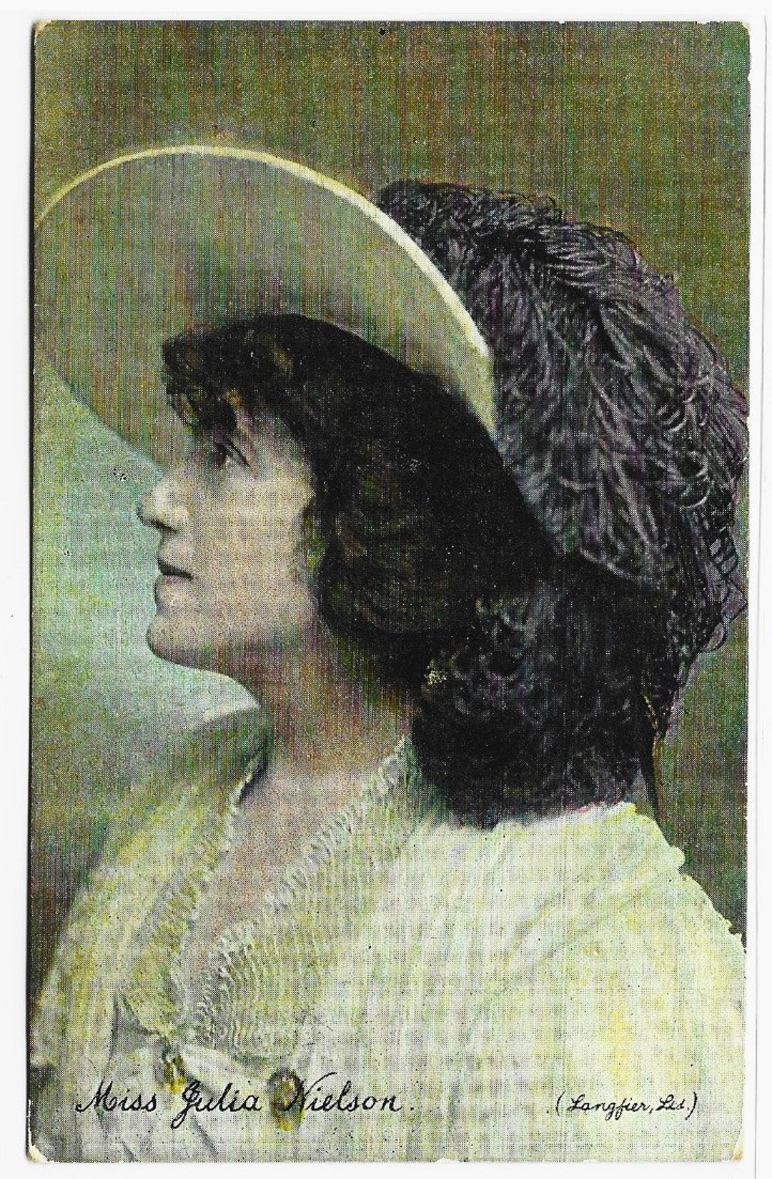 Miss Julia Neilson, Edwardian Actress, Fashion, Wonderful Hat, Vintage ...