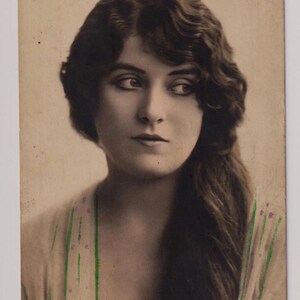 Miss MODESTA DALY, Wonderful Fashion, Antique Real Photo Postcard ...