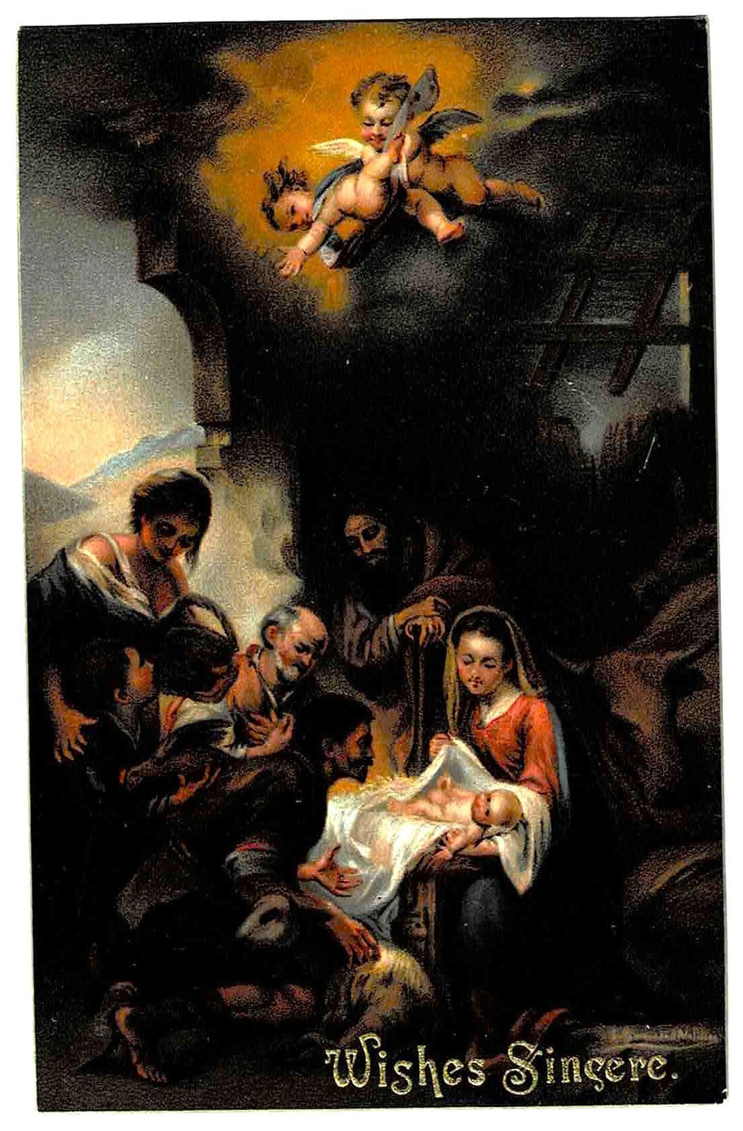 The NATIVITY by MURILLO, Vintage Art Postcard, Misch & Co, C1908 - Etsy UK