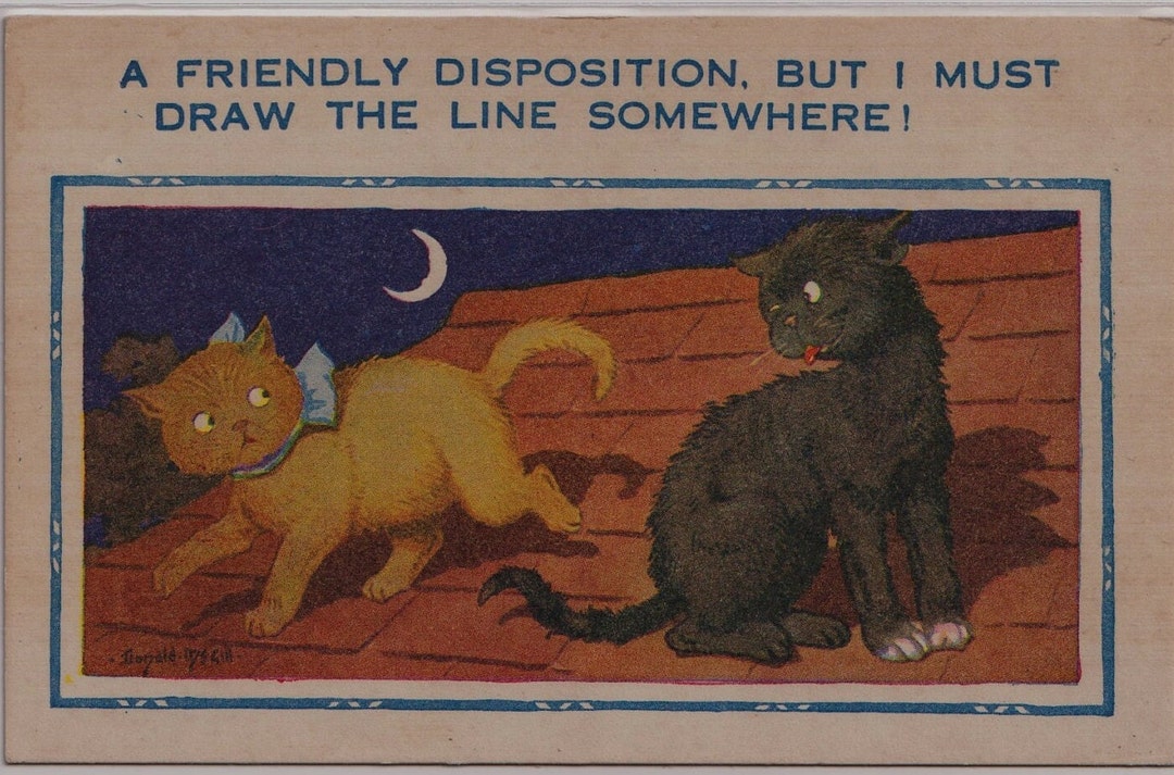A Friendly Disposition, but I Must Draw the Line Somewhere,funny CATS ...