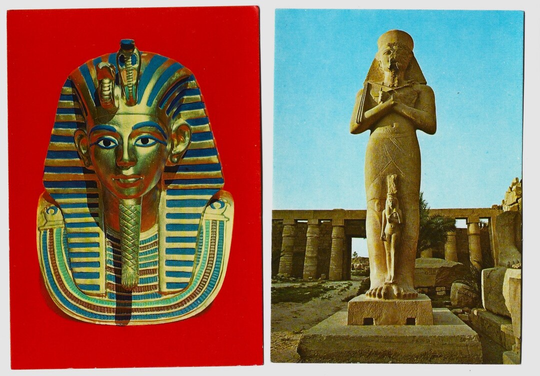 Vintage EGYPTIAN POSTCARDS, Lot of 6, C1980s B3 - Etsy