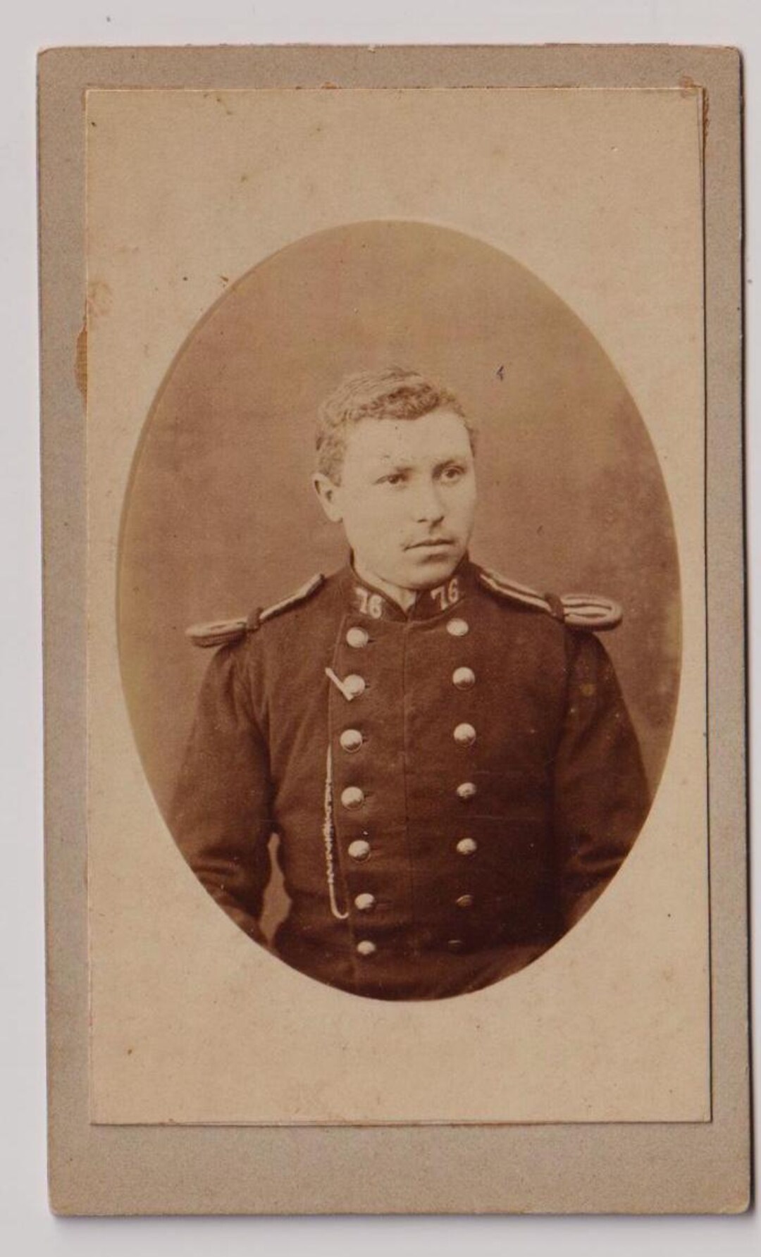 Victorian FRENCH SOLDIER, Victorian Carte De Visite Photograph, TOMMASI ...
