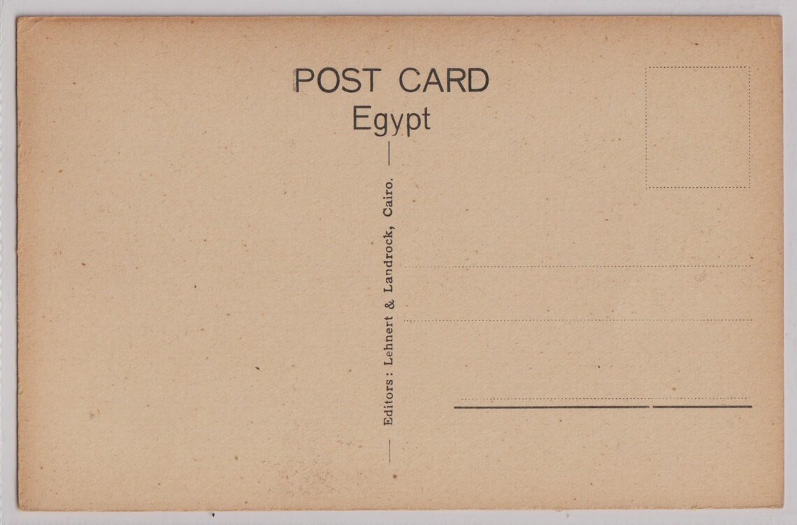 Antique Egyptian Postcard, CAIRO, Door of Mosque El Rifaie, C1910 - Etsy