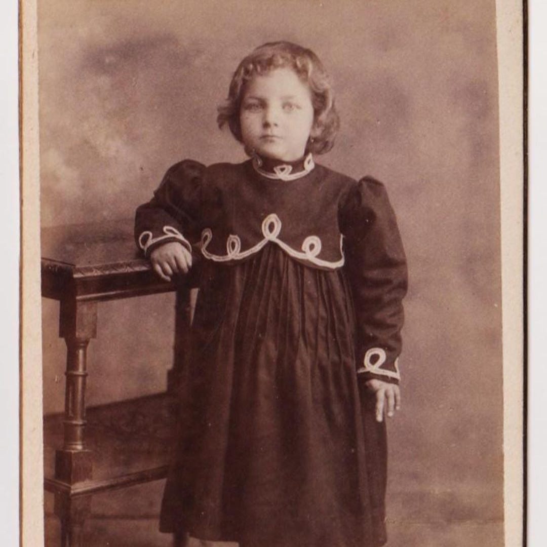 Victorian Carte De Visite: Young Child, Traditional Fashion, Giulio ...