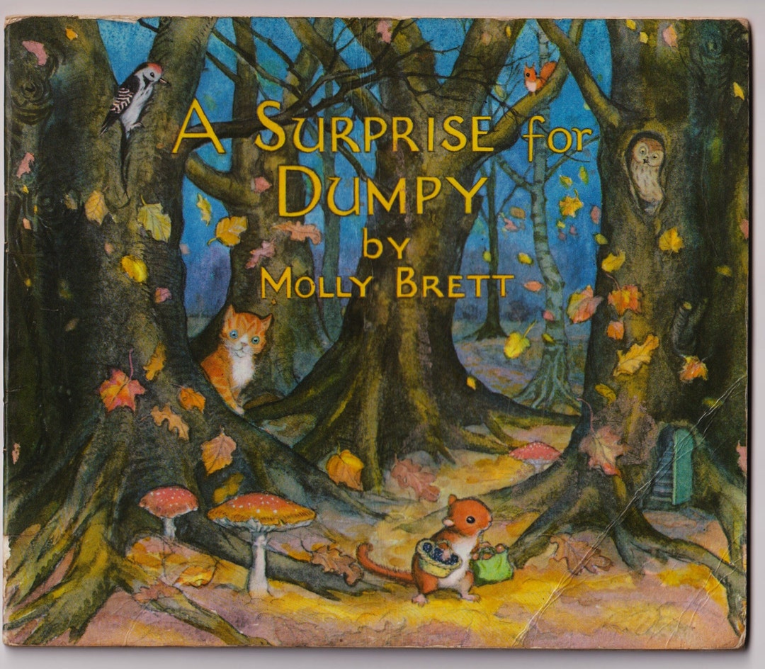 A SURPRISE for DUMPY by Molly BRETT, Vintage Children's Picture Book ...