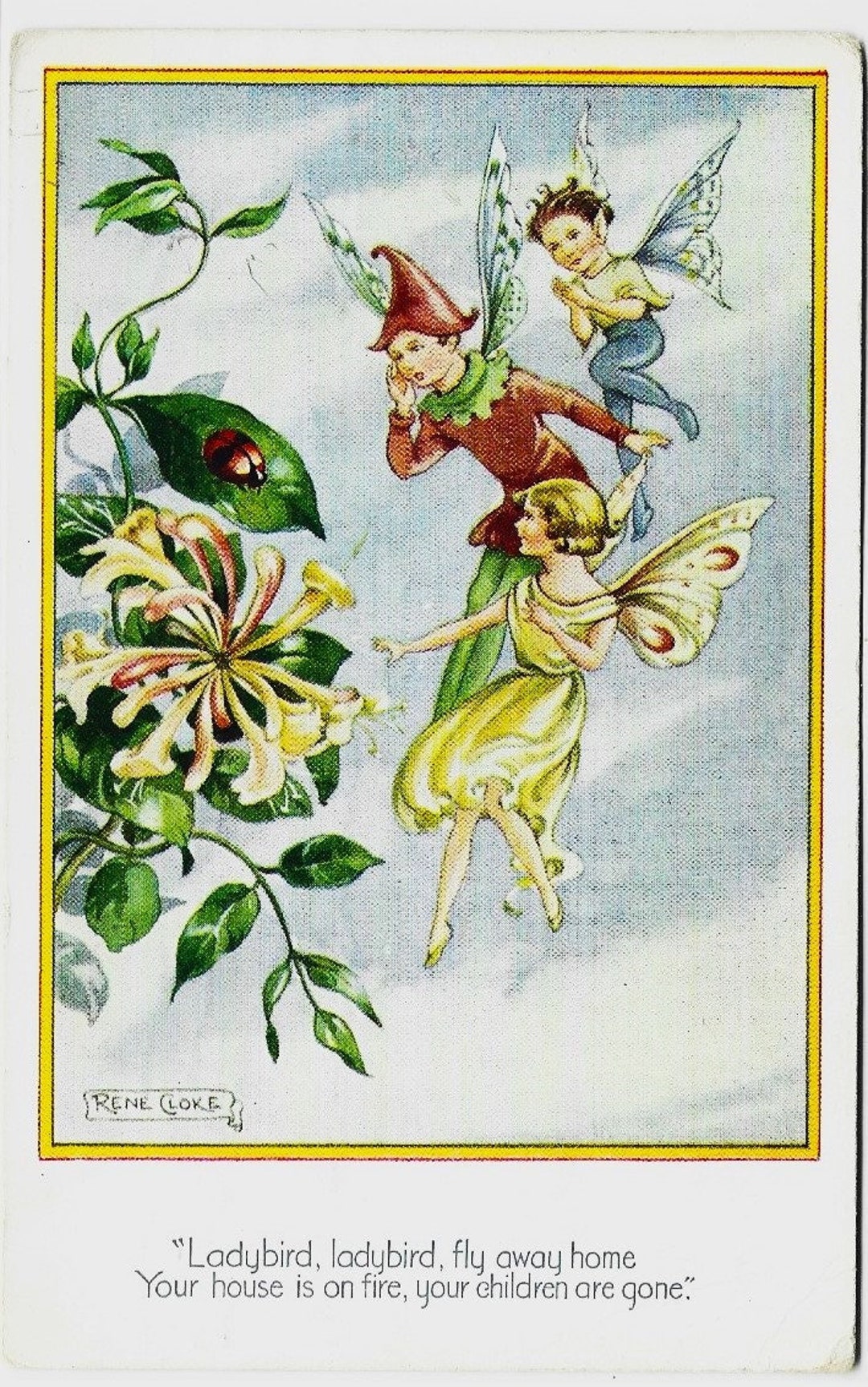 LADYBIRD, Ladybird, Fly Away Home by Rene CLOKE, Fairies , Ladybird and ...