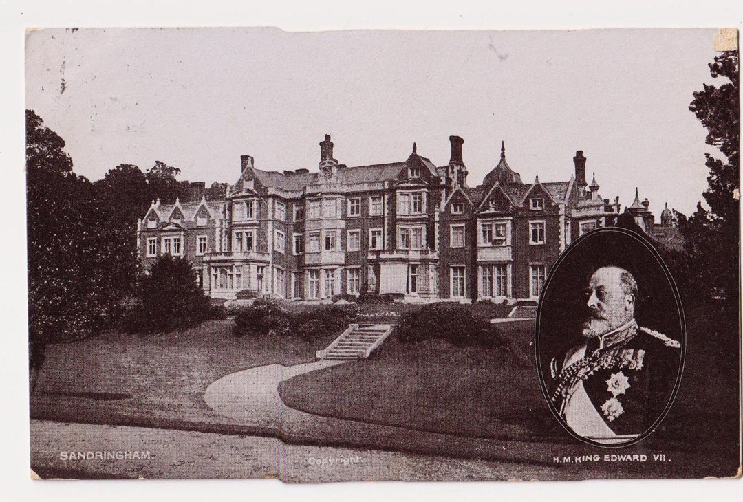 SANDRINGHAM, KING EDWARD 7th, British Royalty, Antique Real Photo ...