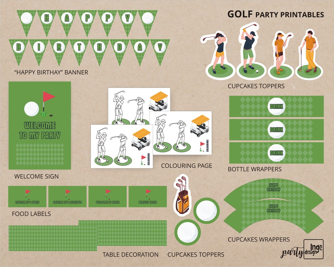 Golf Theme / Golf Birthday Decorations / Golf Birthday Party / Golf ...
